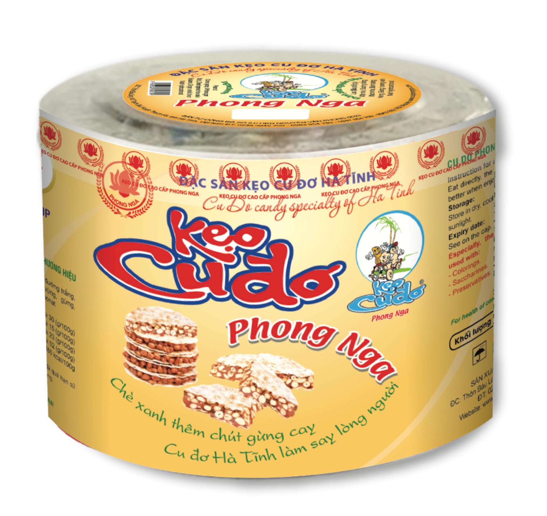 Kẹo Cu Đơ Phong Nga – Tinh hoa Hà Tĩnh, hương vị quê hương